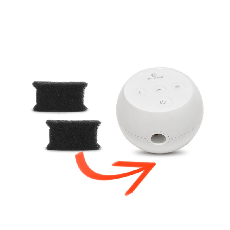 Replacement Black Foam Filter PureFresh for Transcend Micro Travel CPAP ...